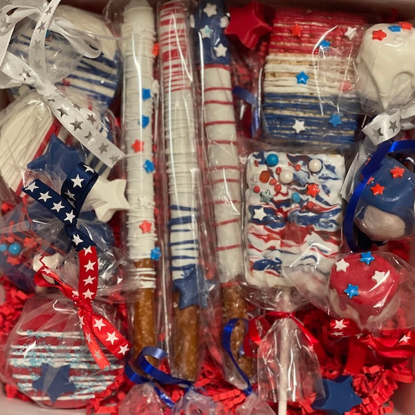 Patriotic Treat Boxes - Etsy