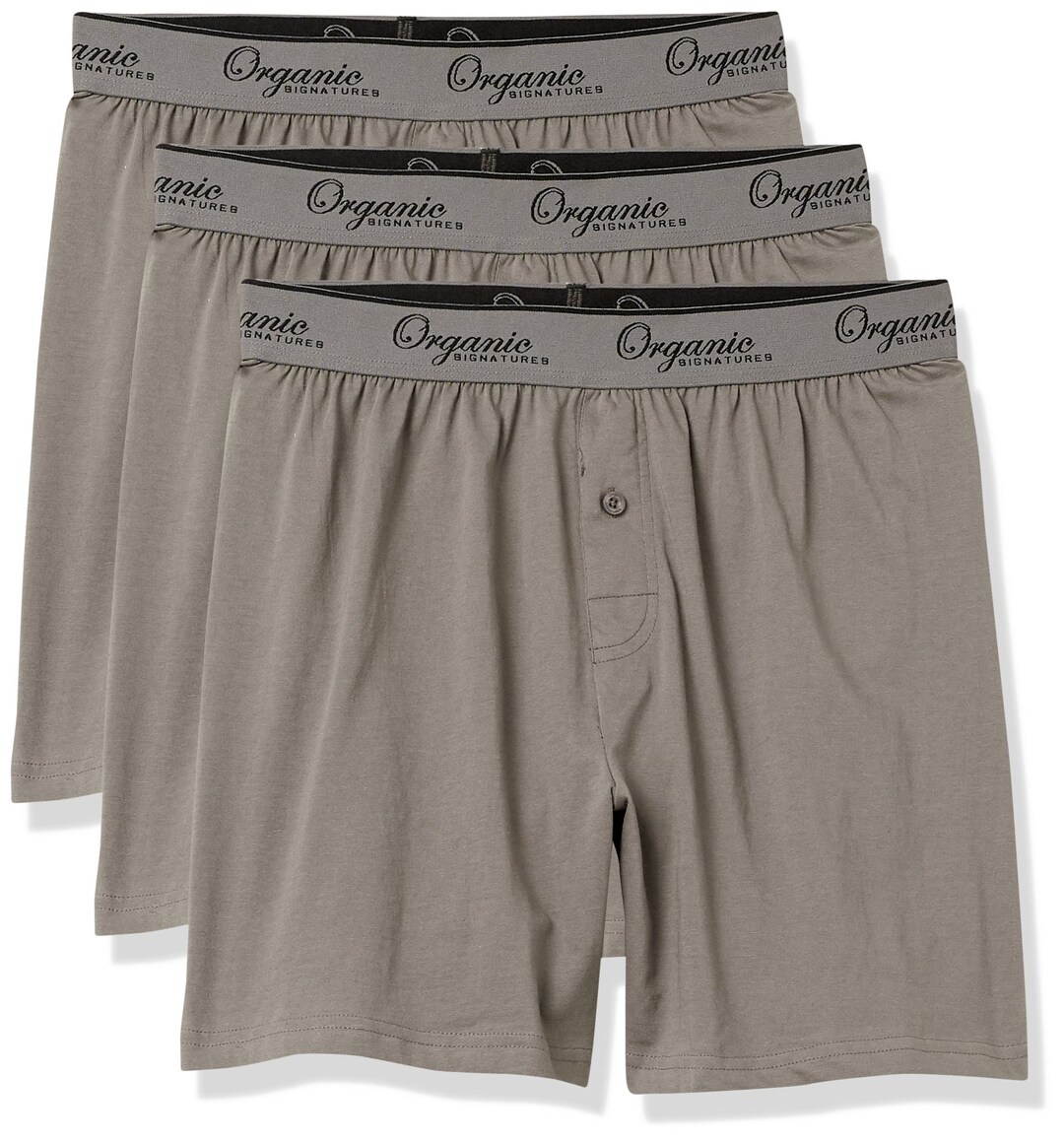 Grey Knit Boxer Shorts (3 Pack) - Etsy