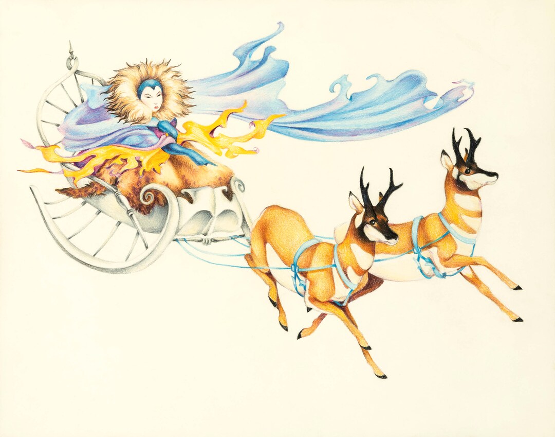 Snow Queen - Print - Etsy