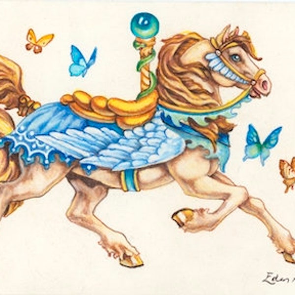 Carousel Pegasus - Etsy