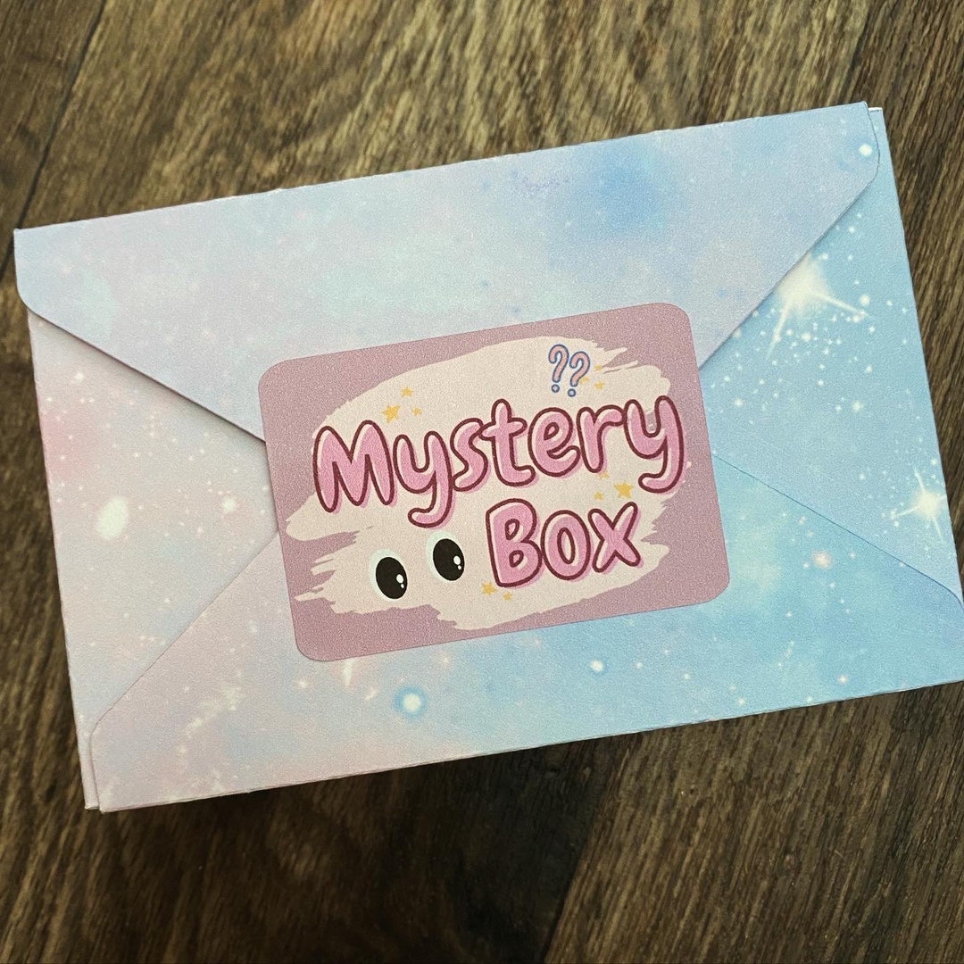 Empty Gift Box. Mystery Box Design. Pack of 10, Stickers Included ...