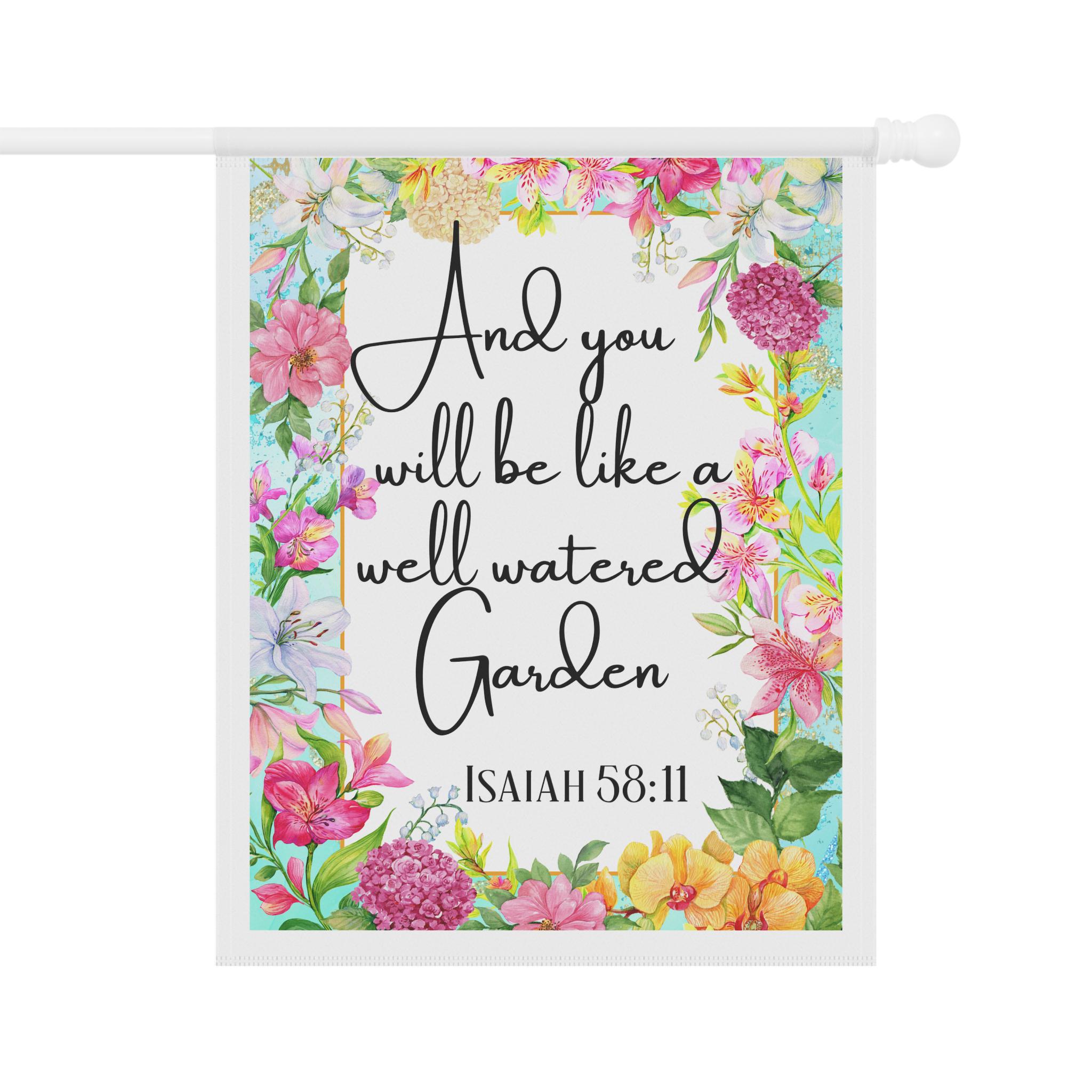 Religious Garden & House Banner, Christian Banner, Christian Garden ...