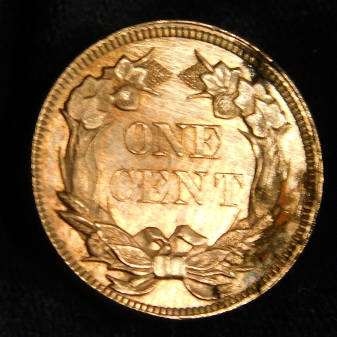 USA : 1857 One Cent Flying Eagle One Cent Cleaned - Etsy