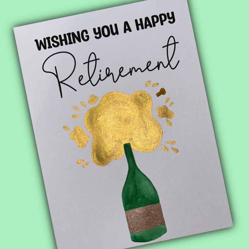 Happy Retirement Card Etsy