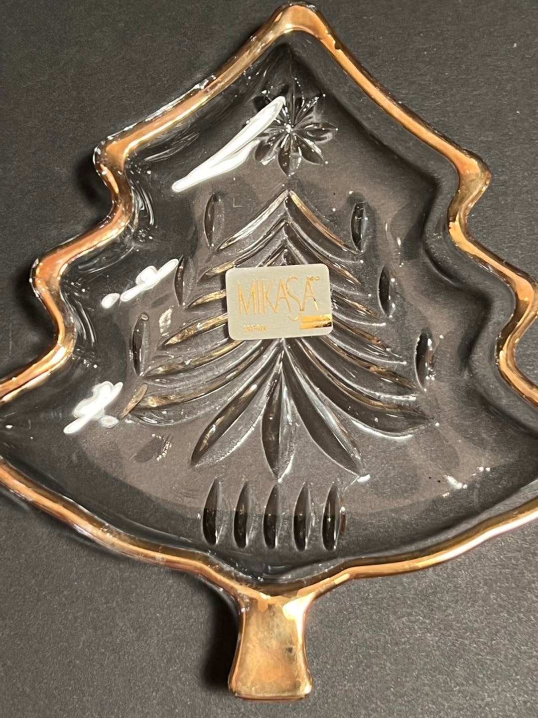 Mikasa Christmas Tree Dish - Etsy