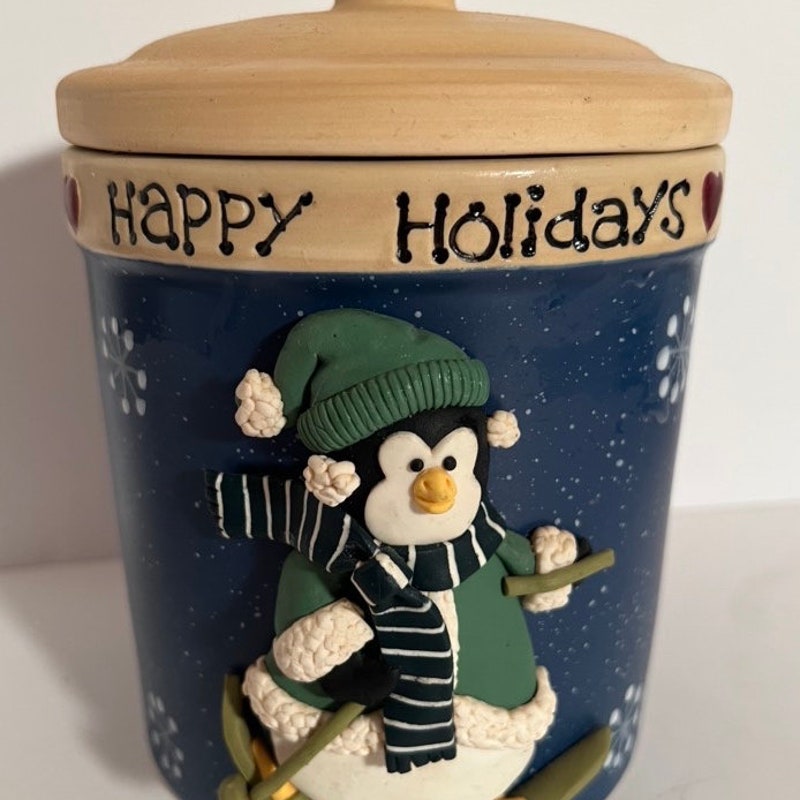 Penguin Cookie Jar - Etsy