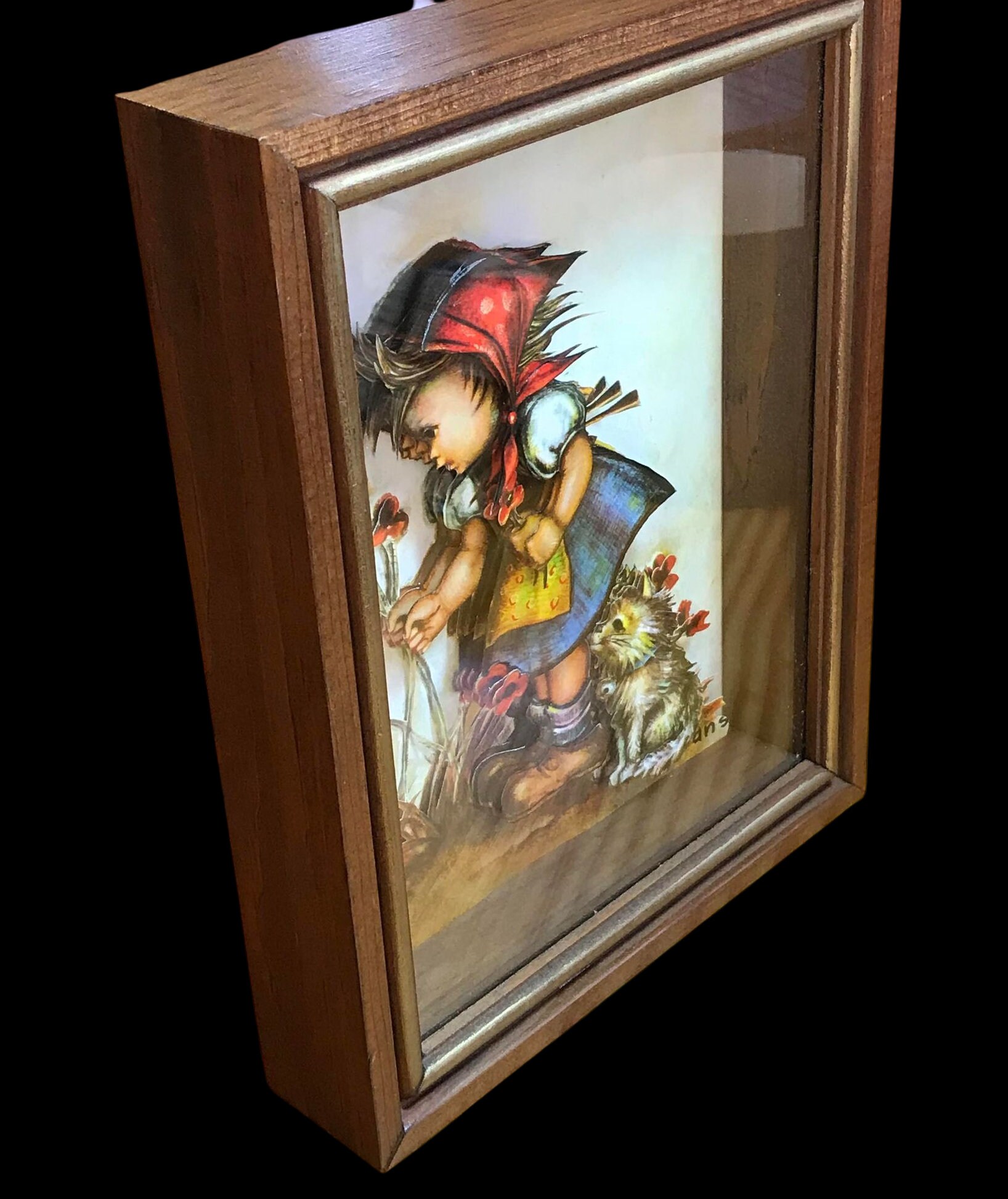 Vintage Hummel 3D Wall Hanging Shadow Box Set - Etsy