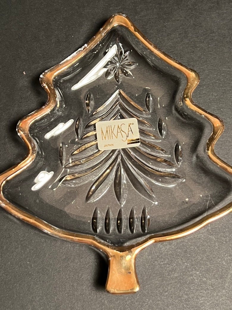 Mikasa Christmas Tree Dish - Etsy