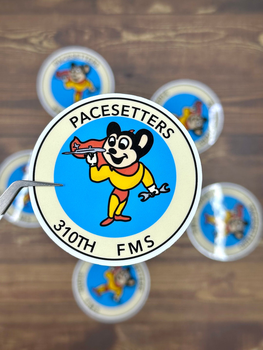 Mighty Mouse 310th FMS Vietnam Era Sticker / Water Resistant Sticker ...