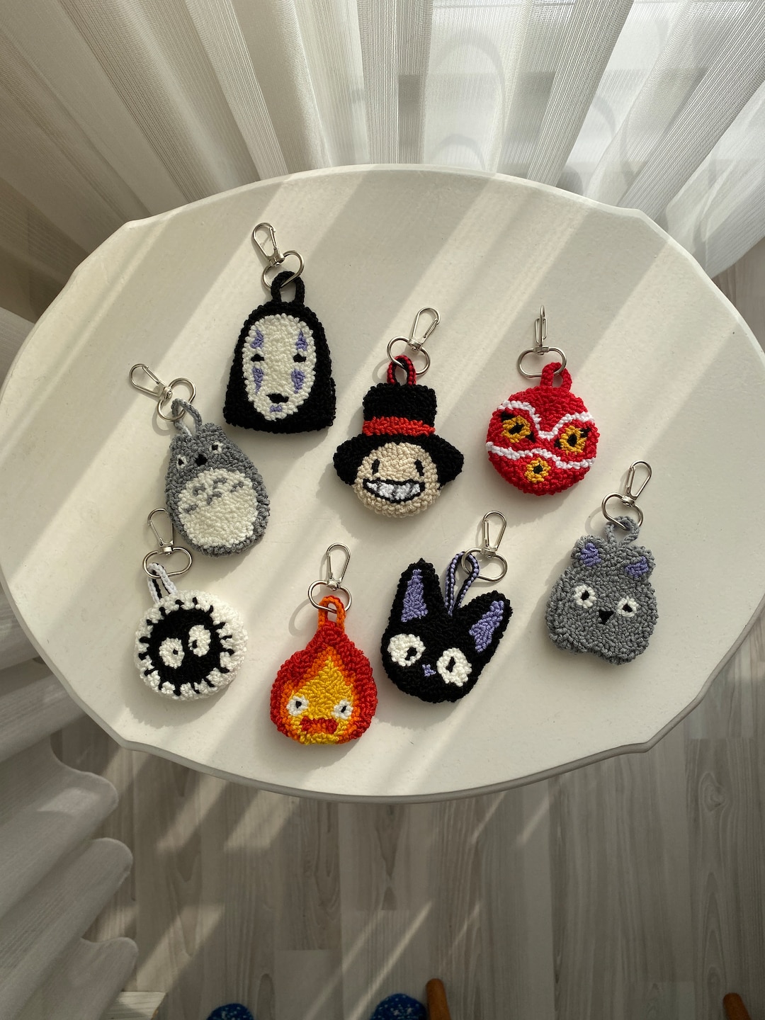 Studio Ghibli Coaster, Studio Ghibli Keychain, Personalized Anime ...