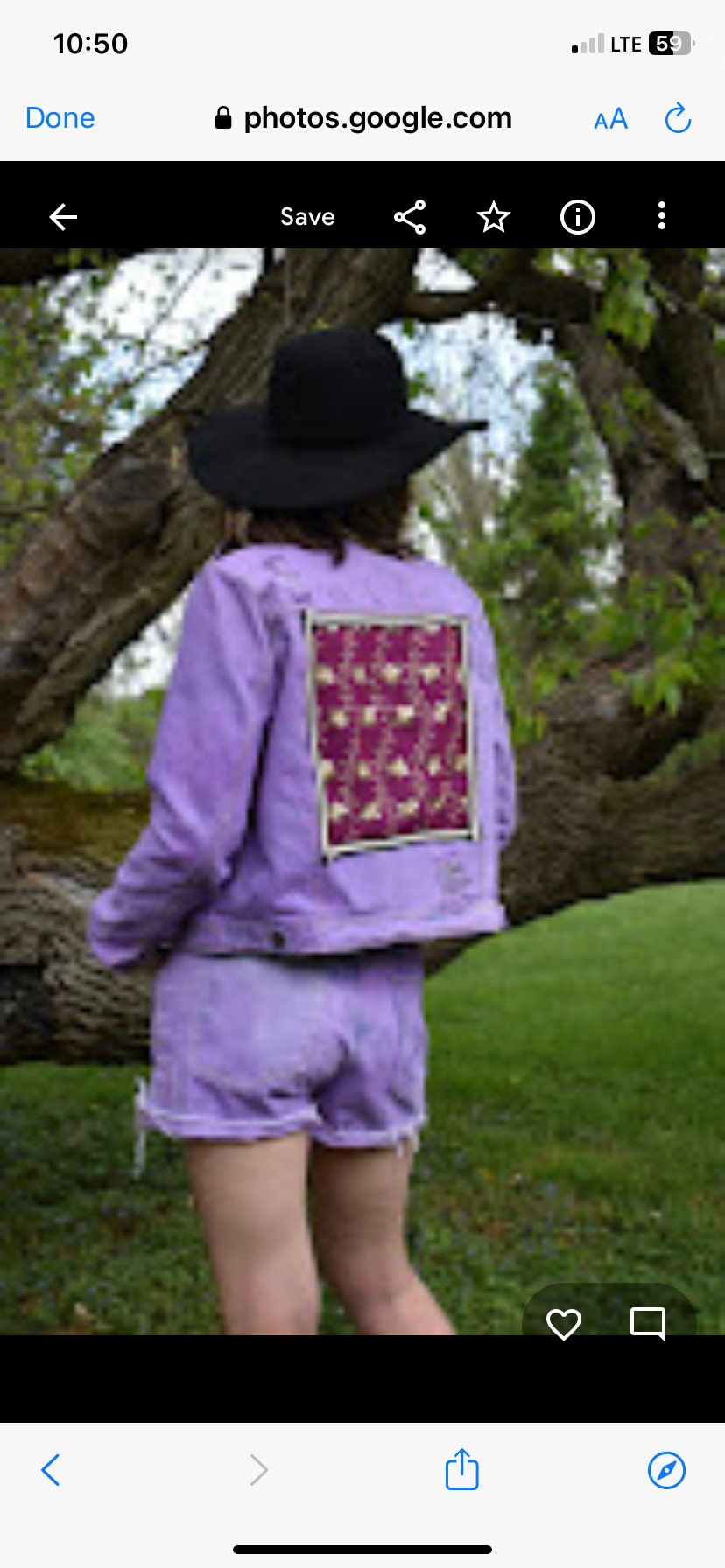 Women's Upcycled Lavender Denim Jacket - Etsy
