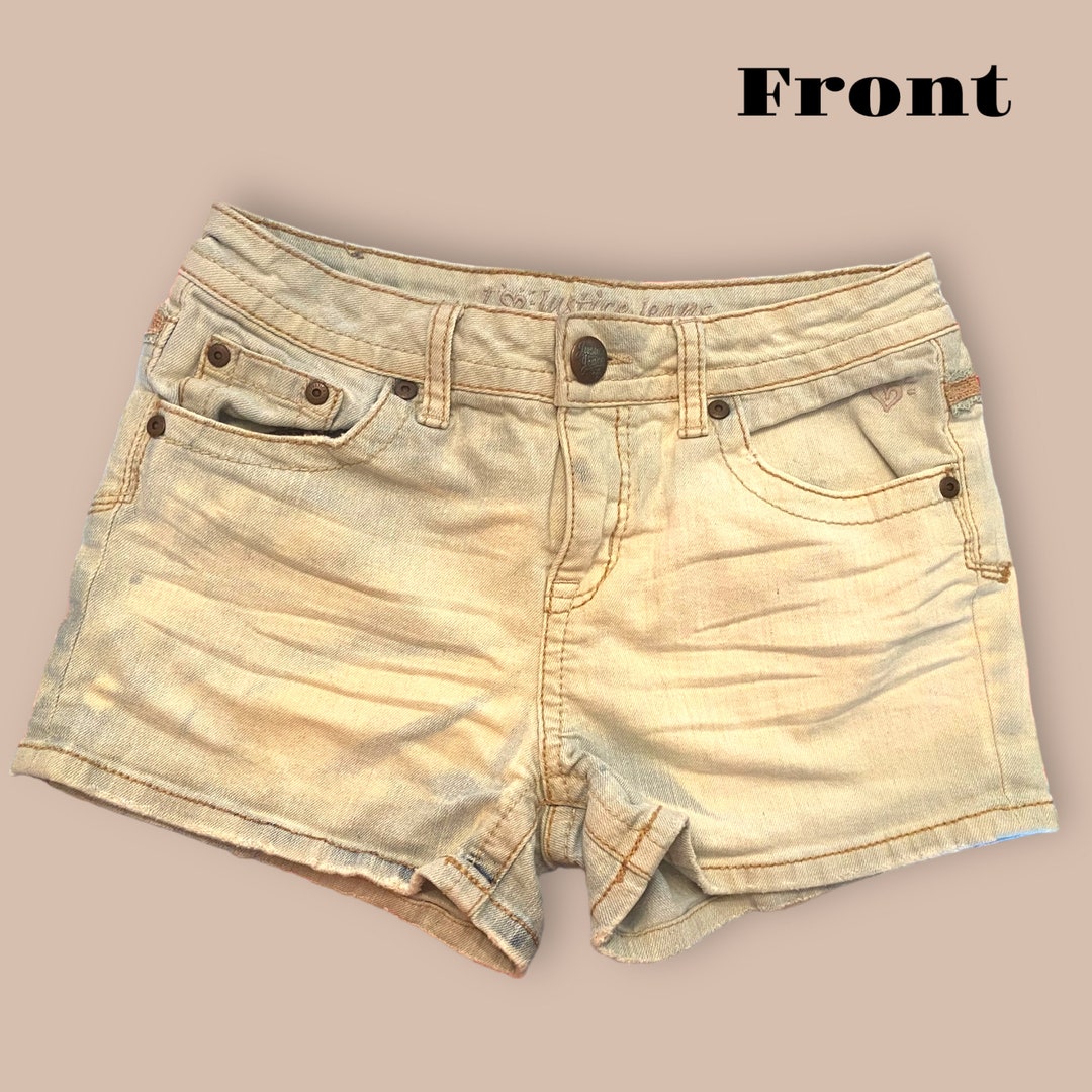 Kids Upcycled Denim Shorts 12R - Etsy