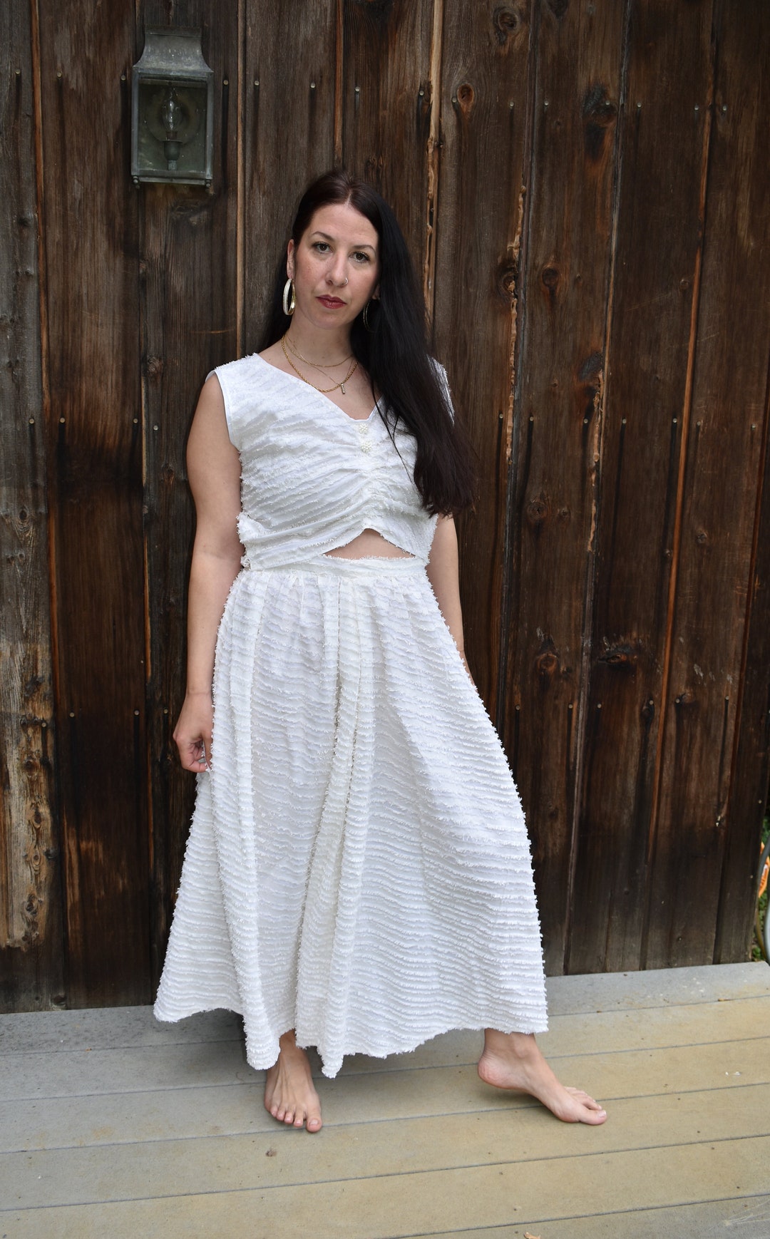 Women's Handmade Off-white Matching Outfit - Etsy