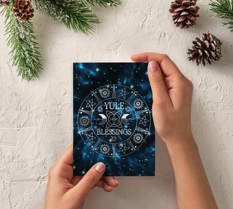 Yule Greeting Card Set of 10 Pagan Greeting Cards Winter - Etsy
