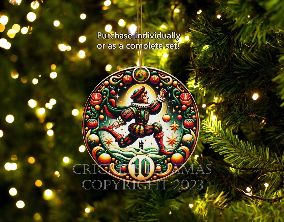 12 Days of Christmas Ornaments, 12 Days of Xmas Ornaments Collection ...