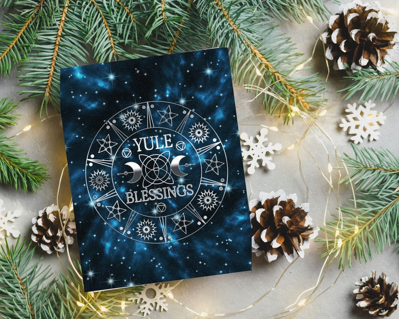Yule Greeting Card Set of 10 Pagan Greeting Cards Winter - Etsy