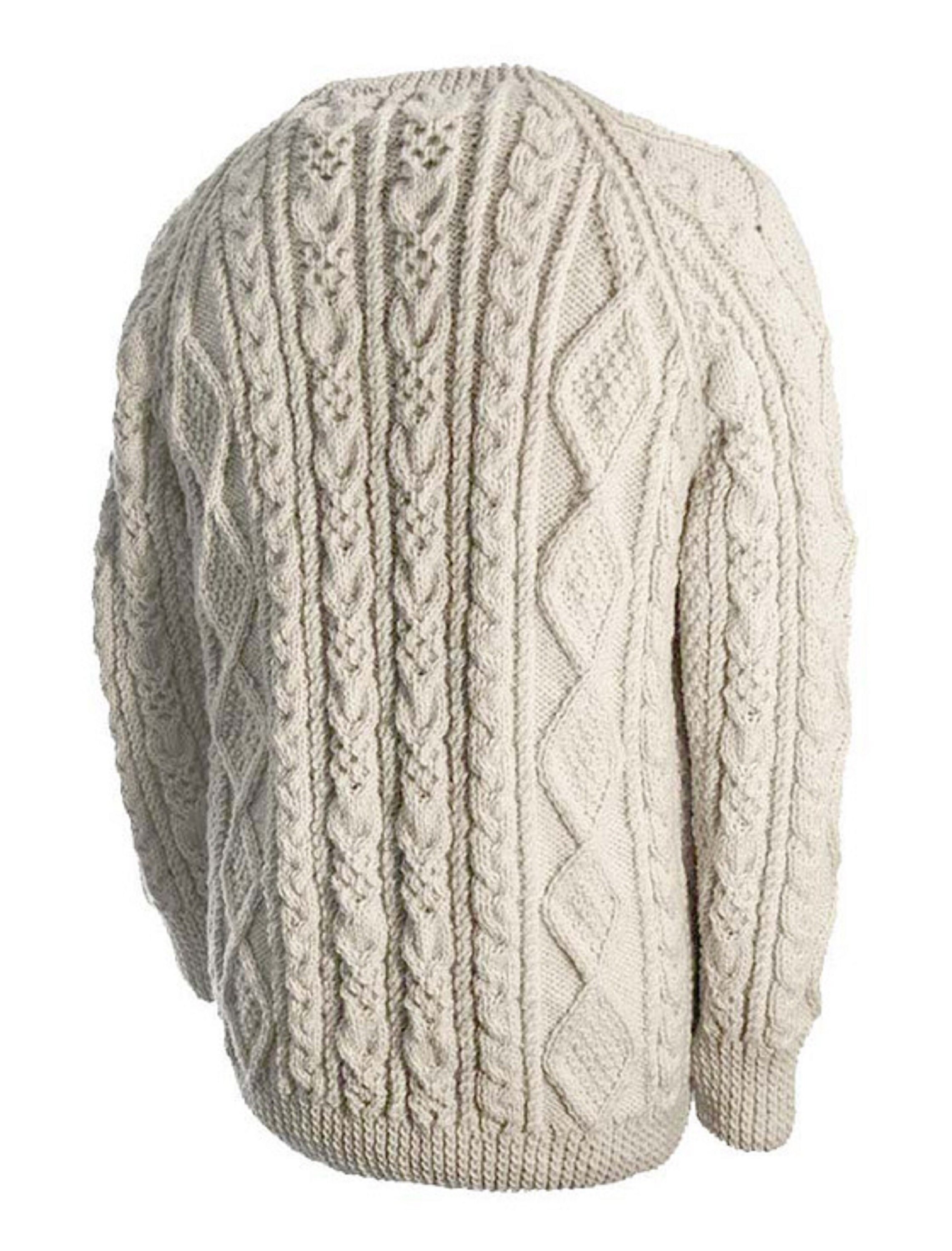 Cozy Authentic Walsh Clan Aran Sweater - Etsy
