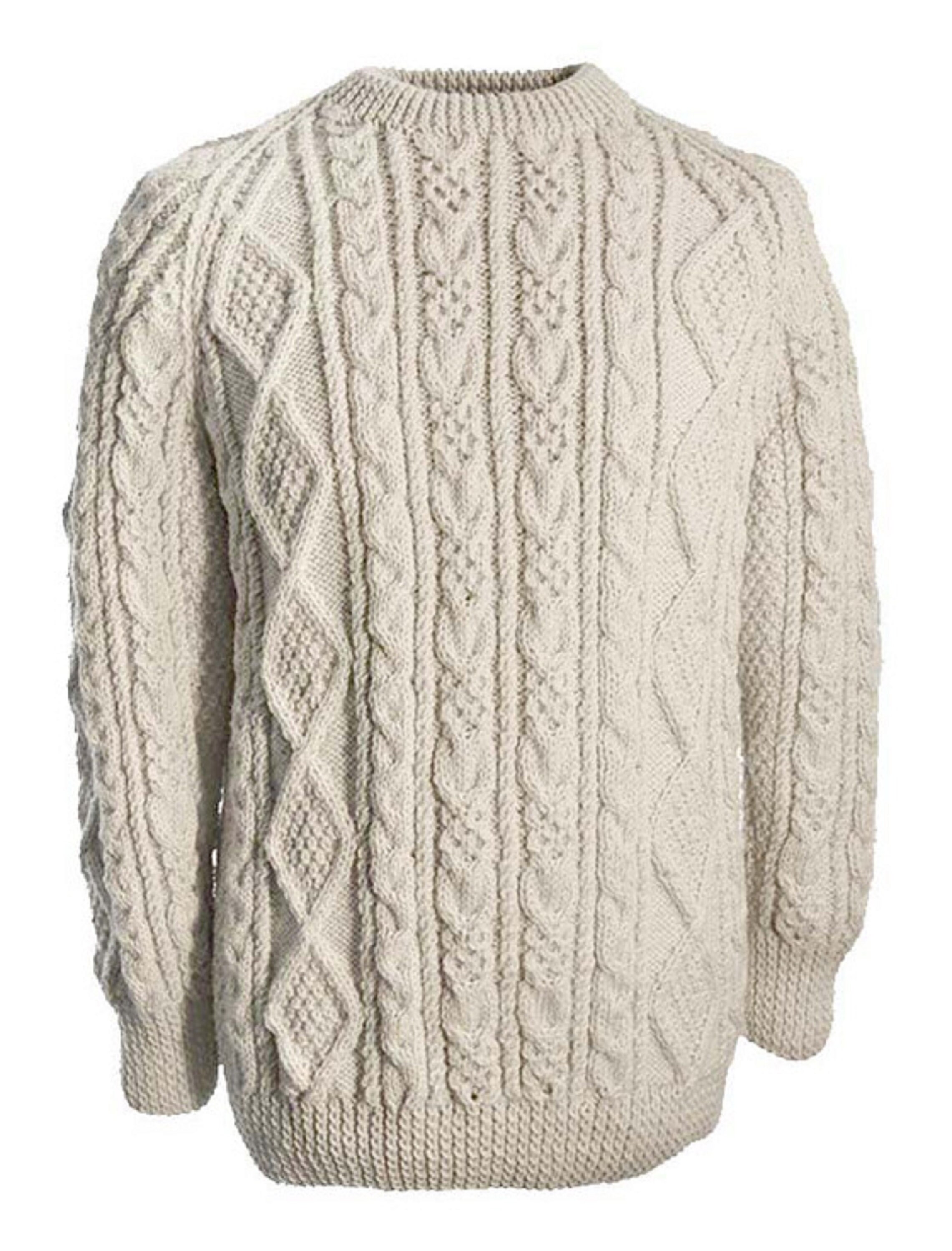 Cozy Authentic Walsh Clan Aran Sweater - Etsy