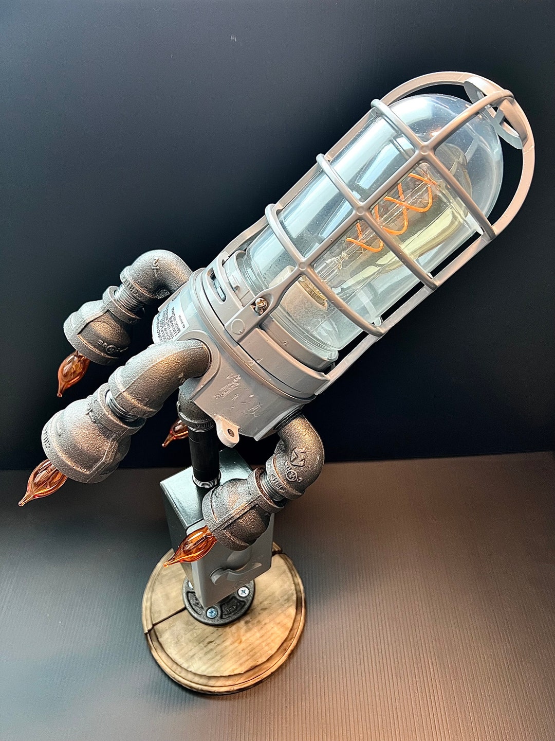 Steampunk Spaceship Lamp - Etsy