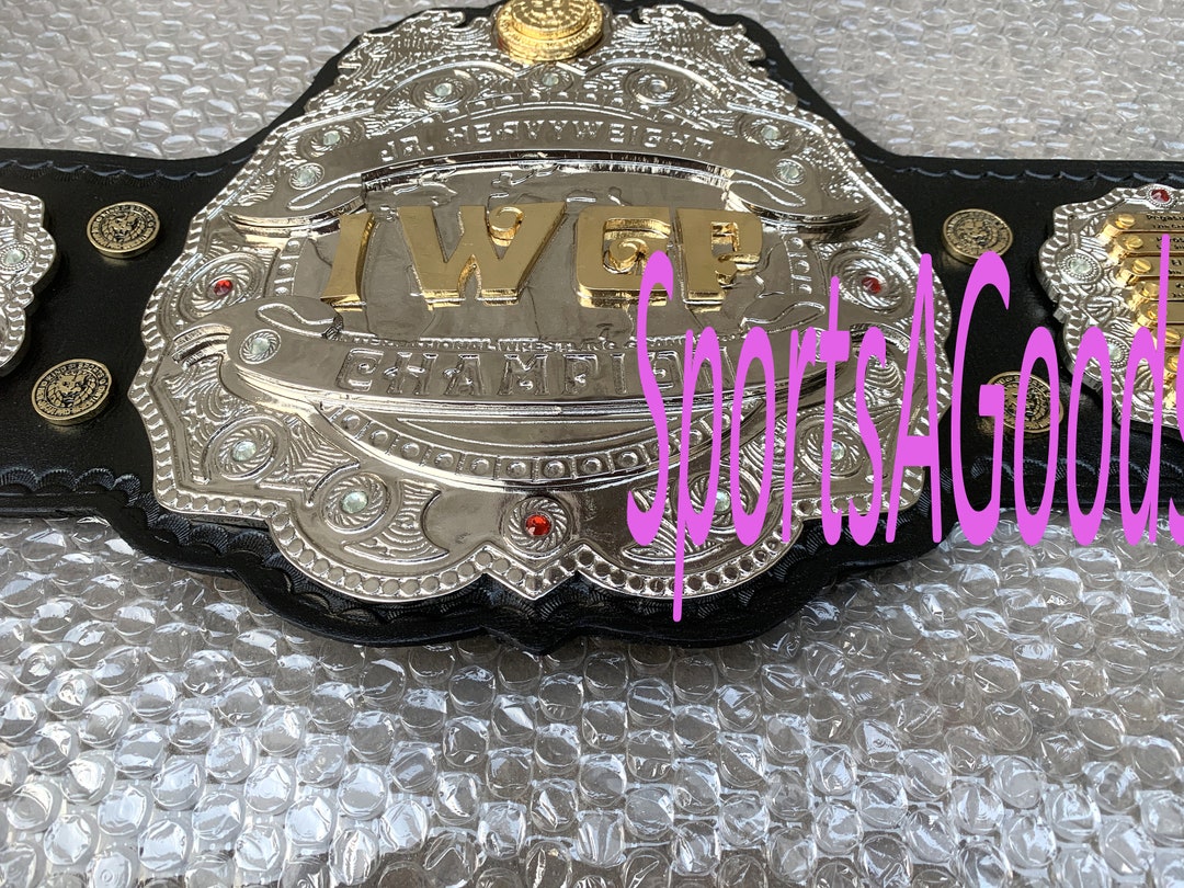 IWGP JR Heavyweight Wrestling Championship Belt 4mm Zinc Silver Plated(5kg) - Etsy