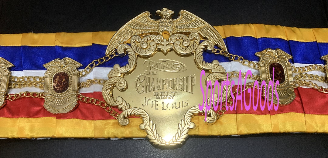 Joe Louis Ring Boxing Championship Belt Gold Plated - Etsy