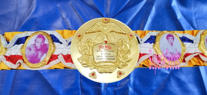 Rocky Ring Magazine Award World Heavyweight Boxing Championship Belt ...