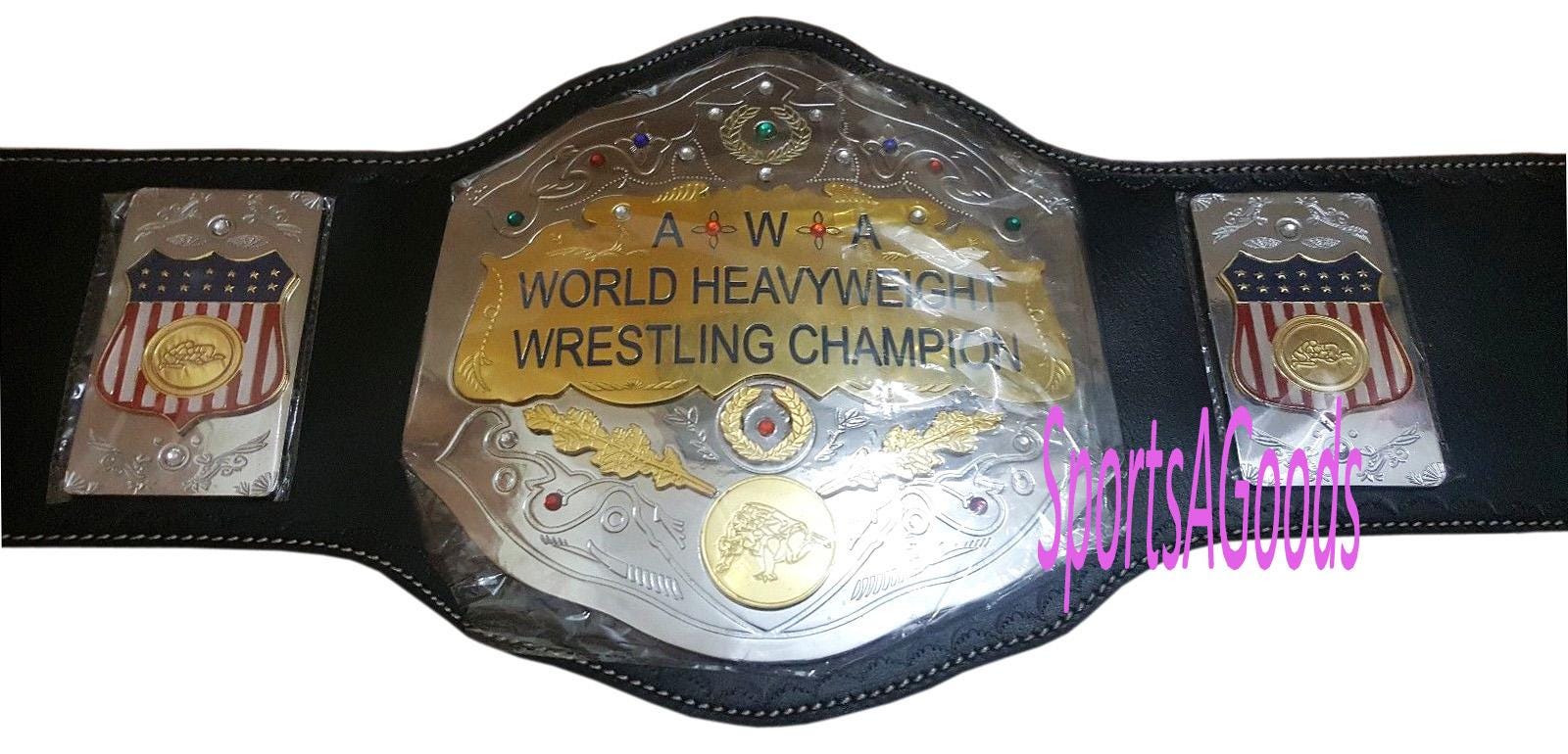 AWA World Heavyweight Wrestling Championship Belt Adult Size - Etsy