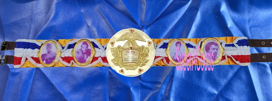Rocky Ring Magazine Award World Heavyweight Boxing Championship Belt ...