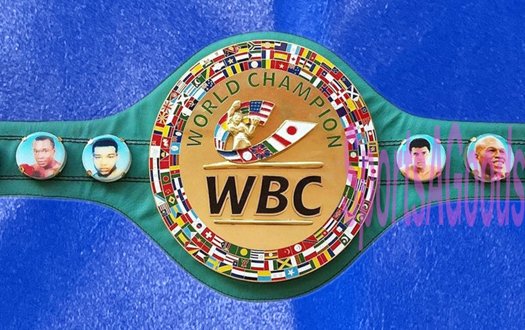 WBC World Boxing Championship Belt Adult Size Title Belt - Etsy