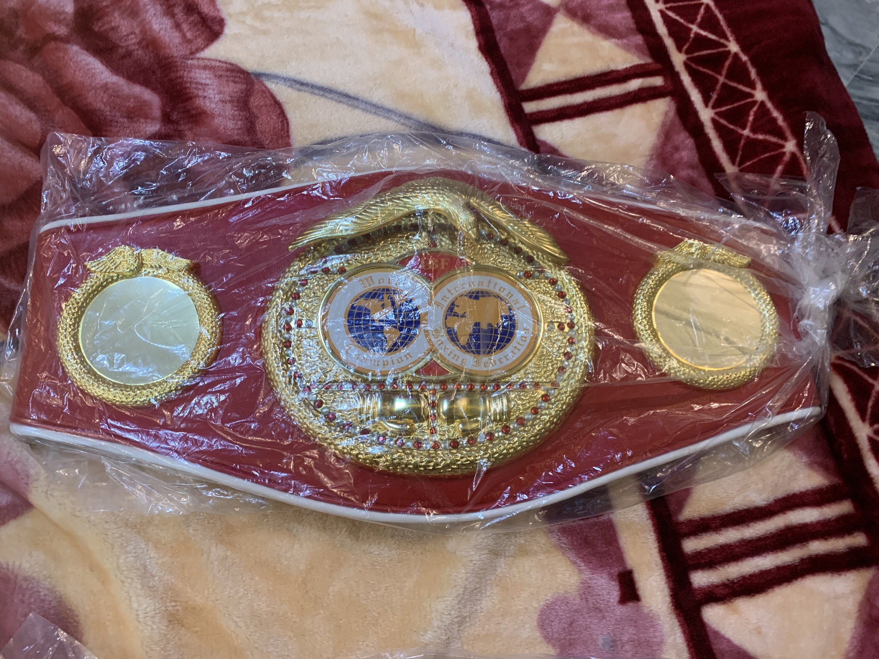 Boxing Set Wbc,ibo,ibf,wbo,wba World Boxing Championship Belt Adult ...