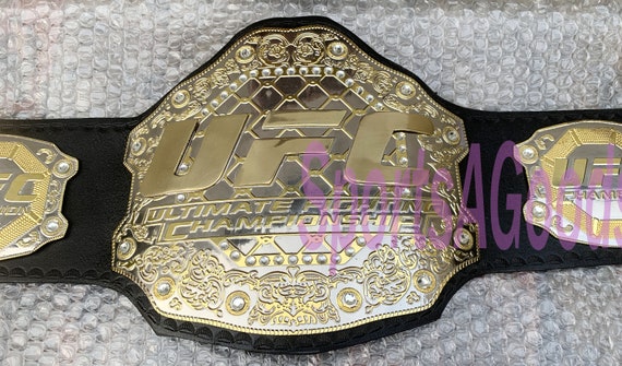 UFC Ultimate Fighting Championship Belt Dual Plated Leather - Etsy