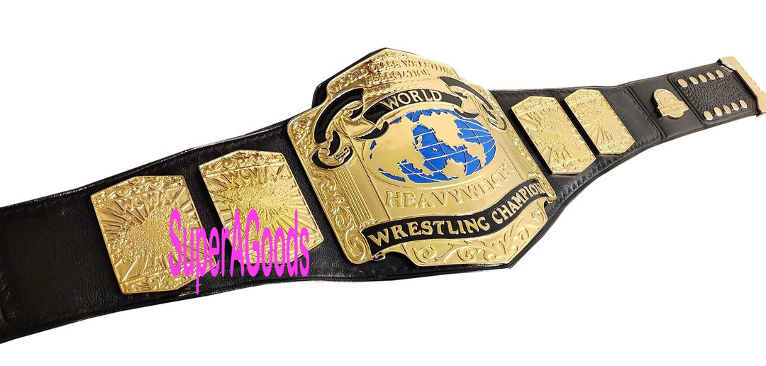 WCWA World Class Wrestling Association Championship Belt 4mm Zinc ...