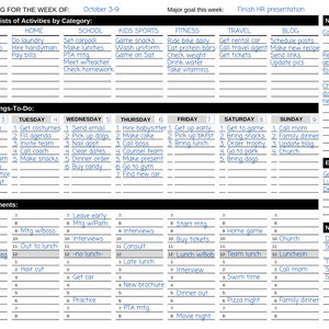 Weekly Planner: Organize Your Entire Week on One Page! - Etsy