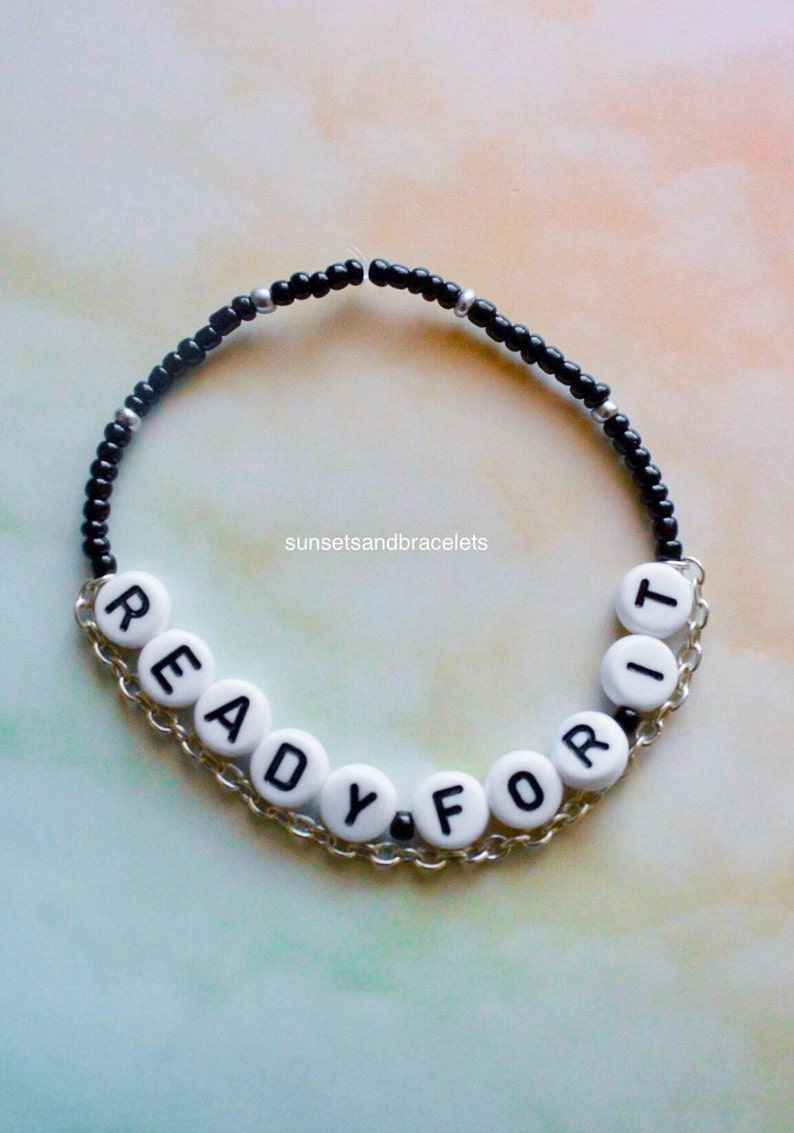 Reputation Friendship Bracelet | Taylor Swift Bracelet | Beaded ...