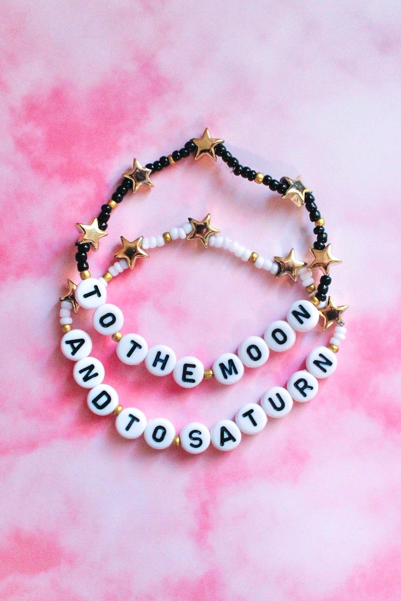 Matching Taylor Swift Lyric Friendship Bracelets Beaded Bracelets Eras ...