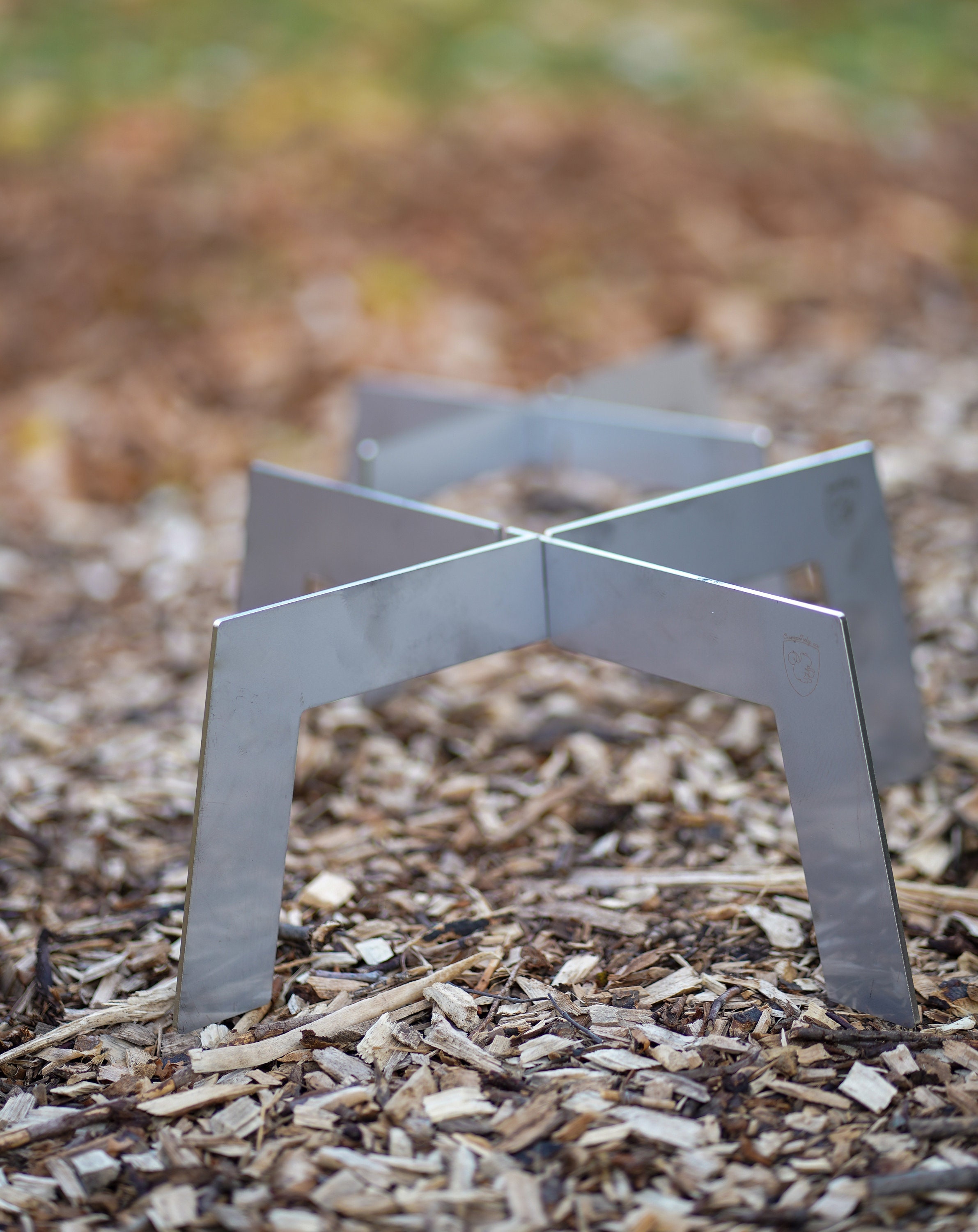Firepit Trivet Pot Stand. Stainless. A Portable Collapsible Campfire ...
