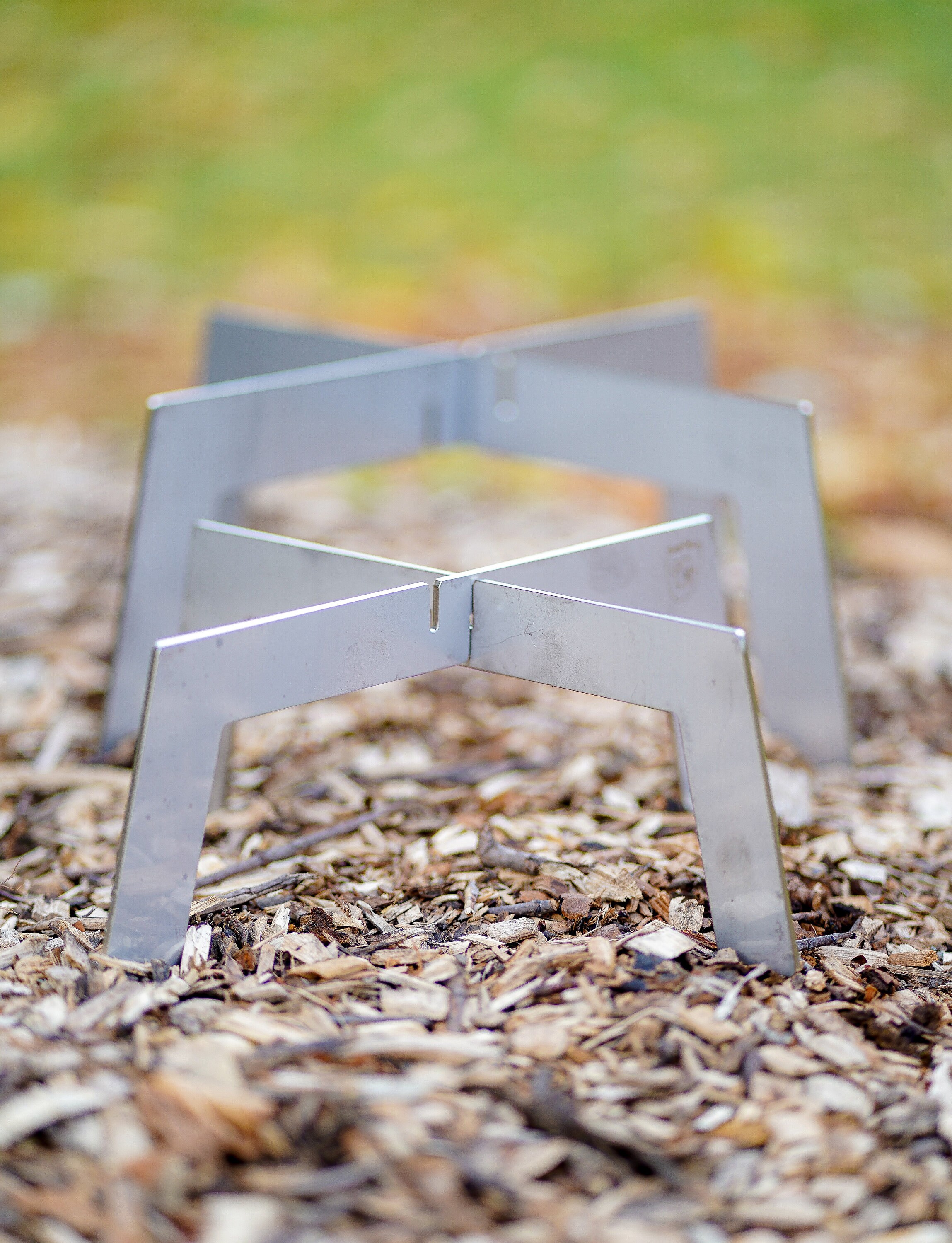 Firepit Trivet Pot Stand. Stainless. A Portable Collapsible Campfire ...