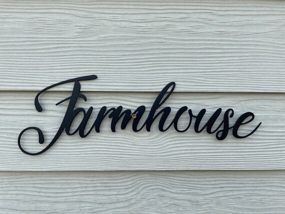 Farmhouse Word Art