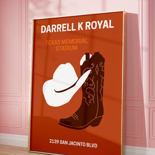 Texas Football Stadium Austin Preppy Artwork DIGITAL DOWNLOAD - Etsy