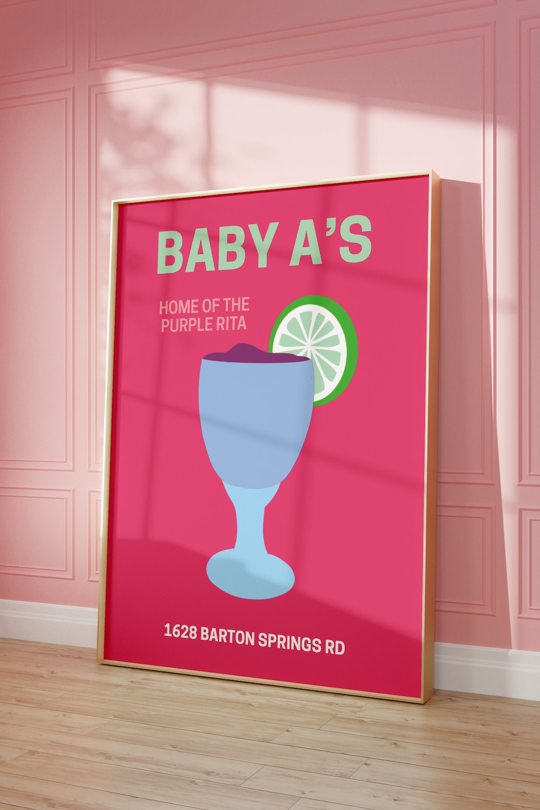 Baby Acapulco Austin Preppy Artwork DIGITAL DOWNLOAD - UT Tower ...