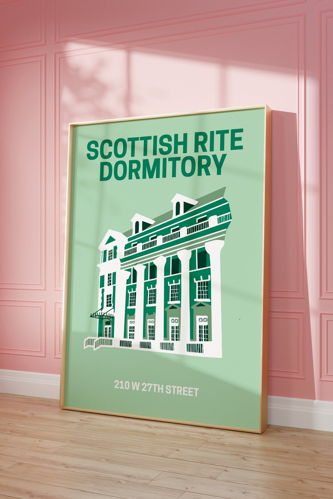 Scottish Rite Dormitory Austin Preppy Artwork DIGITAL DOWNLOAD - UT ...