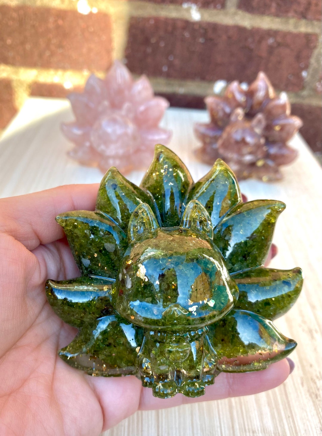 Pokémon Ninetales Crystal Resin Fox, Pokémon Ninetales Fox, Crystal ...