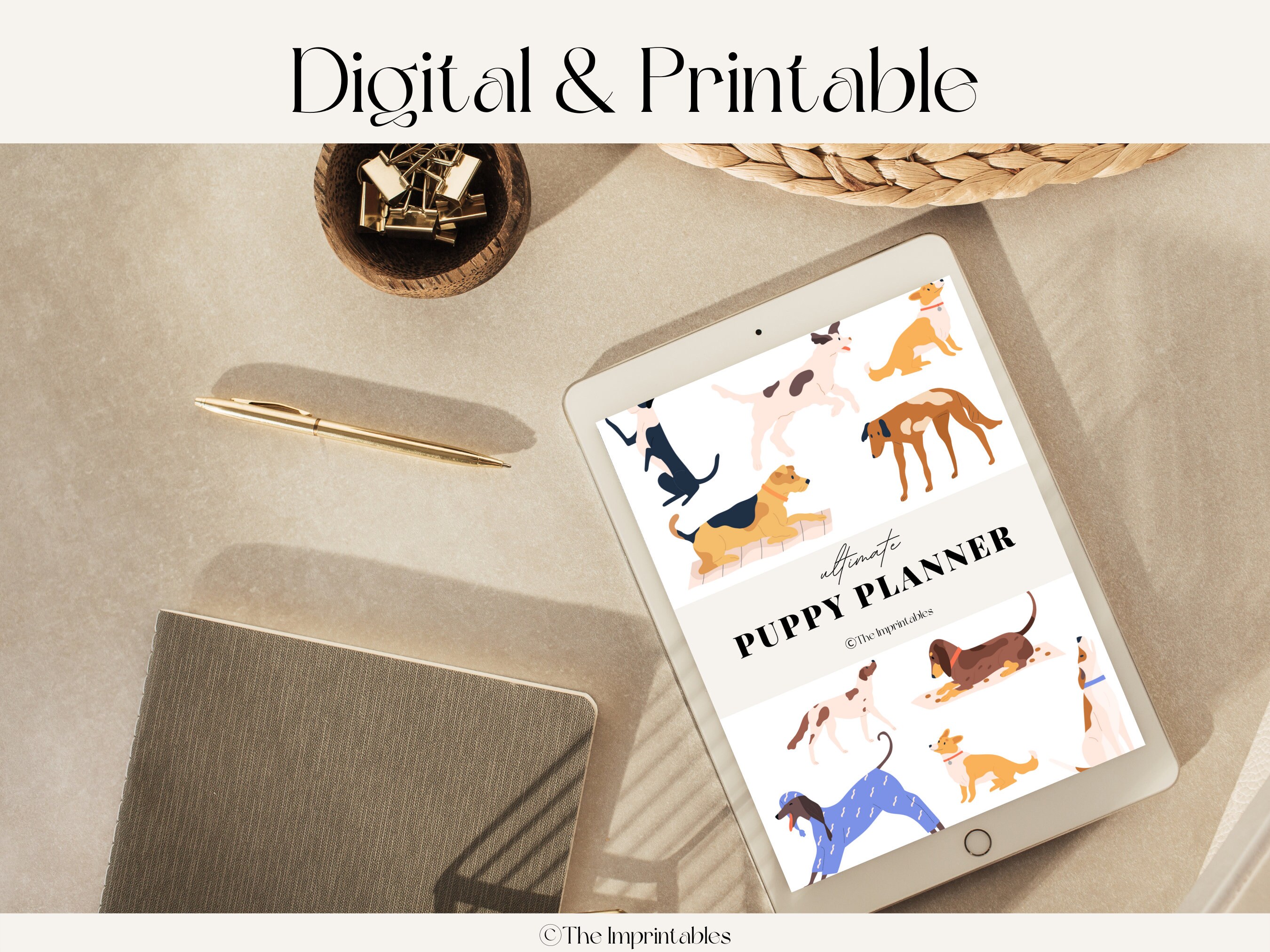 New Puppy BUNDLE Printable | | Instant Digital Download | Pet ...