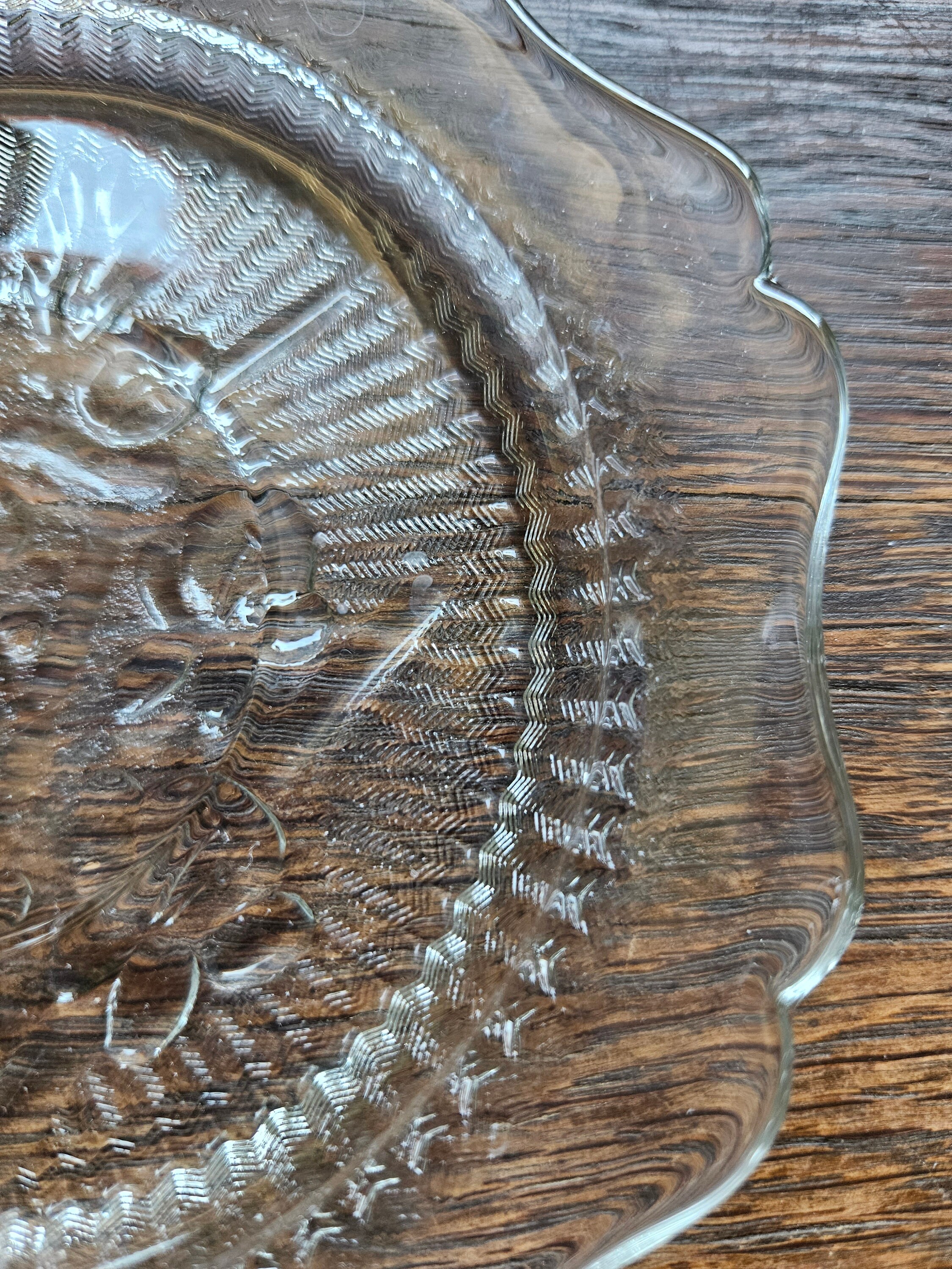 Iris Herringbone Pattern Depression Glass Dessert Plate 5 1/2 by Jeanette Glass Company 1920's ...