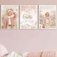 Hijab Girl Sticker Set 3 : Stickers Characters (digital Download) - Etsy