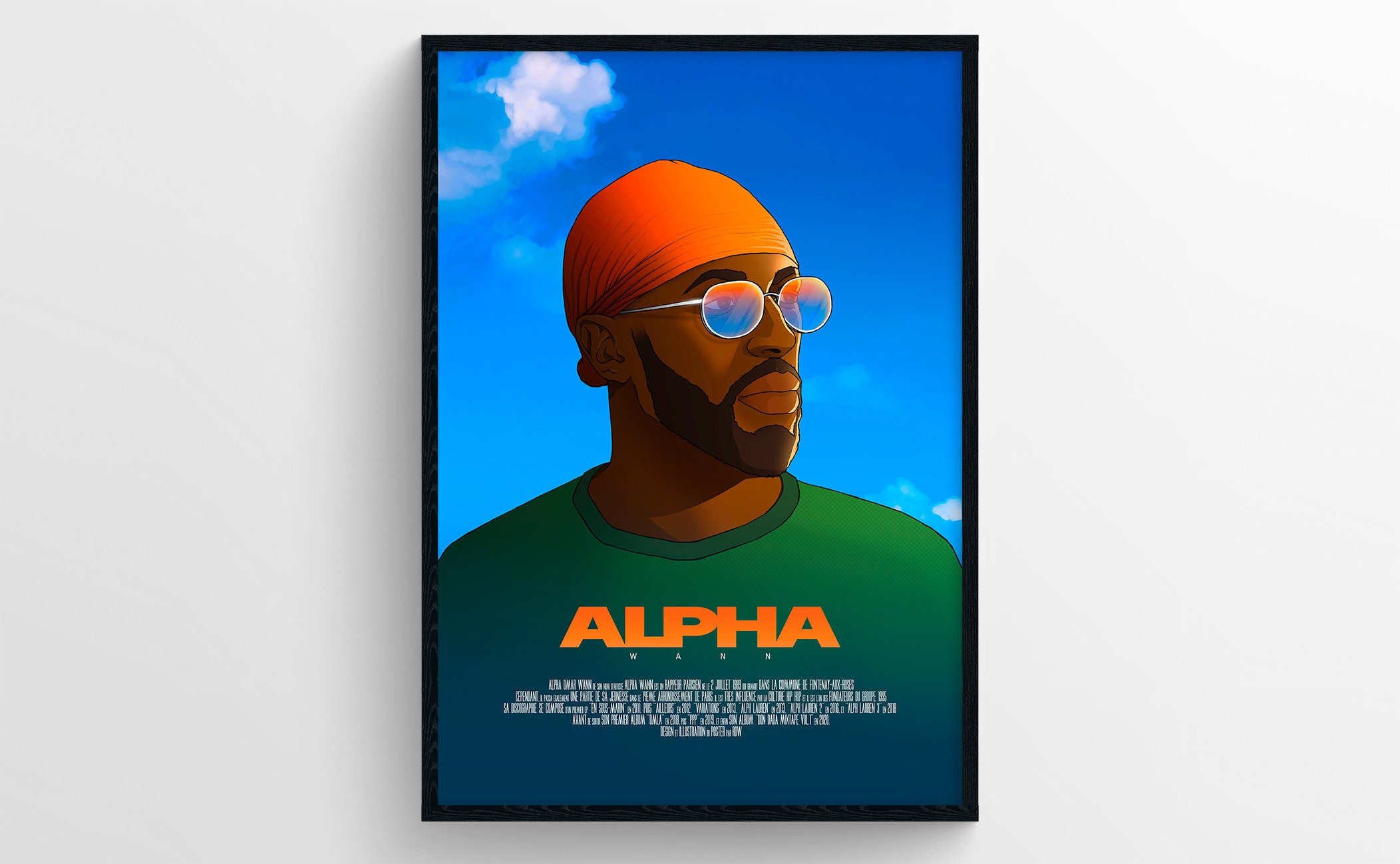 Poster Alpha Wann Poster Alpha Wann French Rap - Etsy