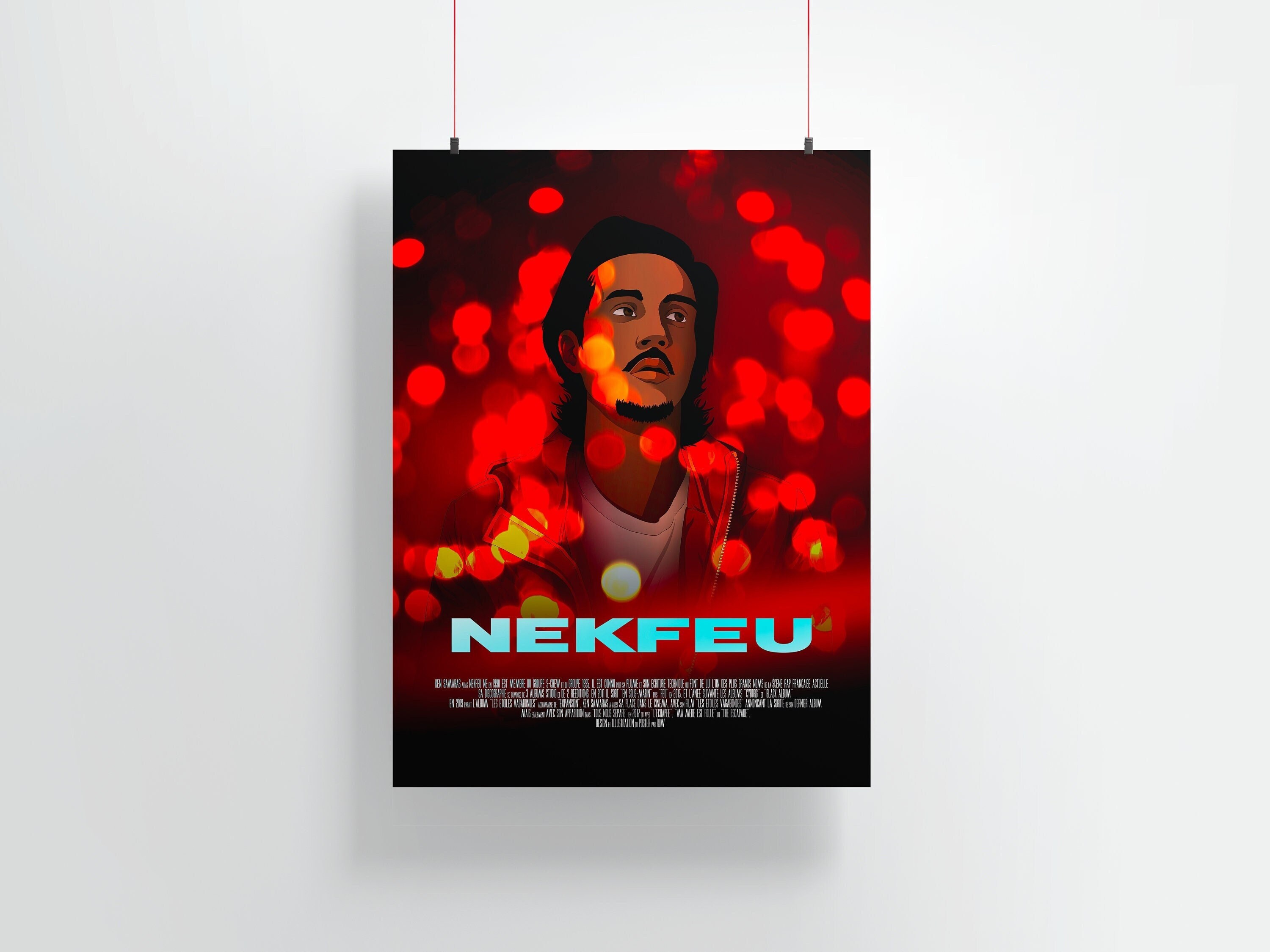 Poster Nekfeu - Etsy
