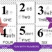 COUNTING & NUMBERS Pre-k / Kindergarten Printables - Etsy