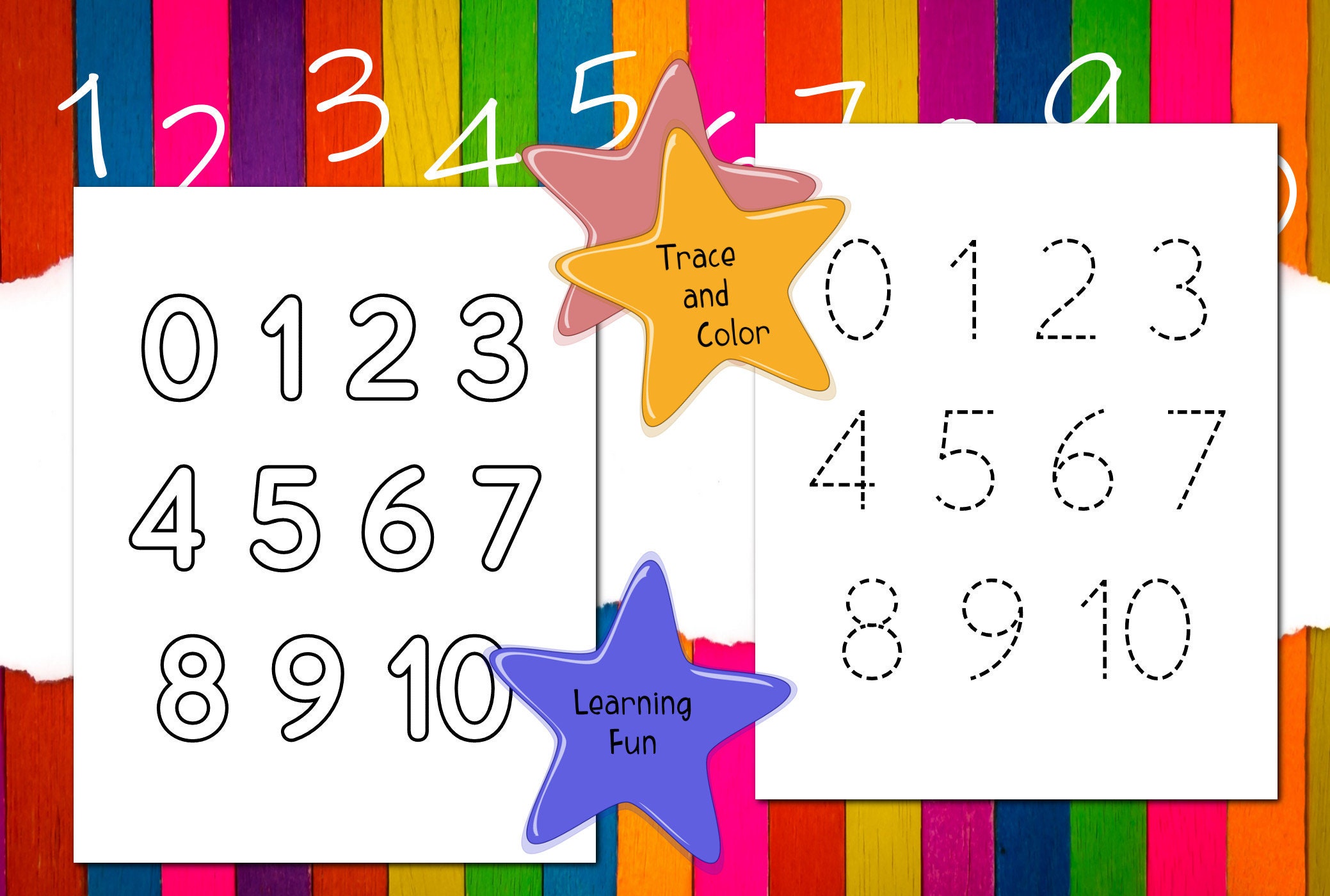Numbers and Counting Practice Worksheets / 30 Printable Numbers ...