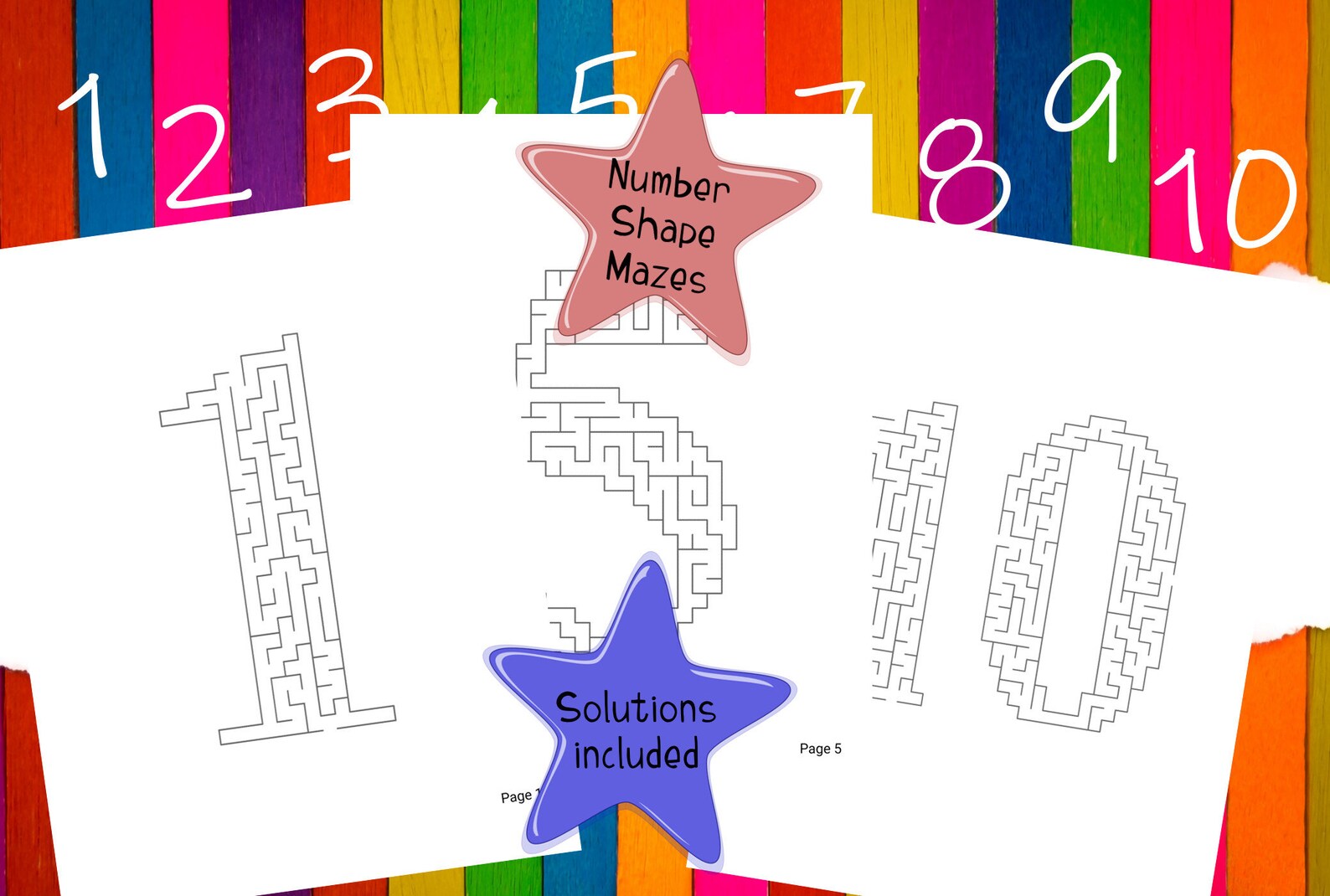 Numbers and Counting Practice Worksheets / 30 Printable Numbers ...